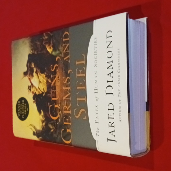 Other | 1st Edition Jared Diamond Gunsgerms And Steel Hardcover Book ...